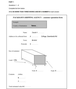 Top tips for note completion questions in IELTS Listening