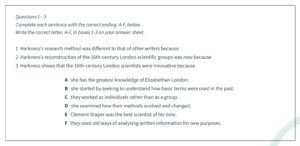 How to match sentence endings in IELTS Academic Reading